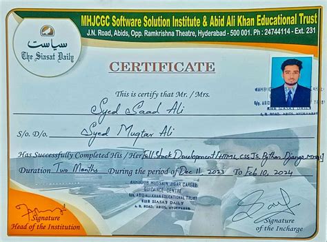 Syed Saad Ali On Linkedin Fullstackwebdevelopment Html Css Javascript Bootstrap Python