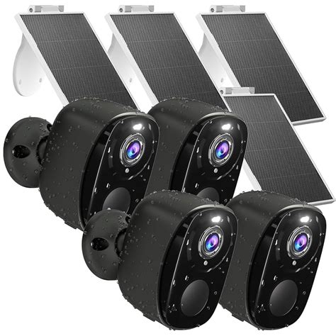 Ai Motion Detection Security Cameras With Cloud Storage 4 Pack Wireless