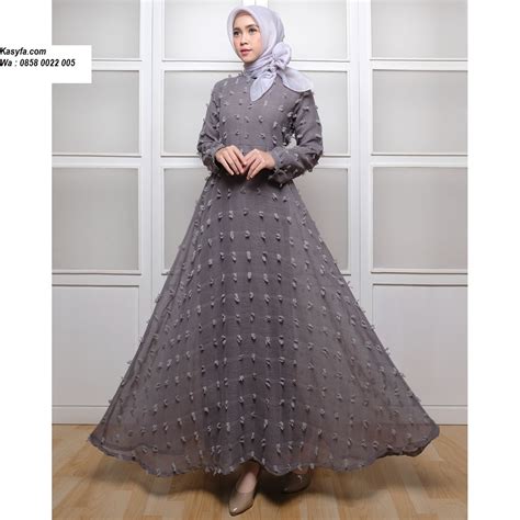 Gamis Wanita Terbaru Model Gamis Rubiah Terbaru Kasyfa Shop