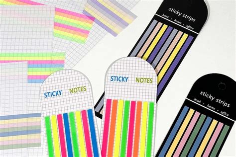 디자인문구 붙이는 형광펜 롱인덱스 4종 밑줄 스티커 독서 Index 오늘의집 쇼핑