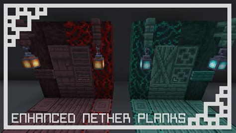 Enhanced Nether Planks Minecraft Texture Pack