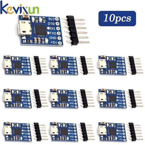 1 10pcs MCU2012 CP2102 MICRO USB To UART TTL Module 6Pin Serial Converter UART STC Replace