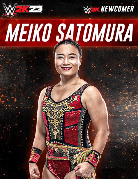 Wwe 2k23 Meiko Satomura By Oliveira Designer On Deviantart