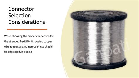 Ppt Explore Stranded Flexibility Tin Coated Copper Wire Rope And The Connectors A Detailed