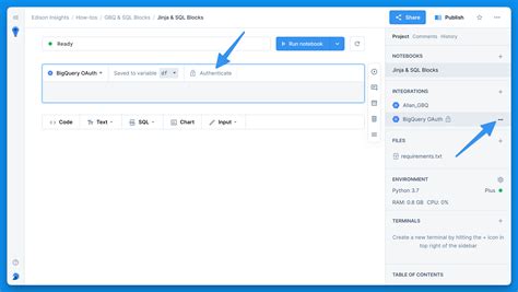 BigQuery with Google OAuth - Deepnote docs