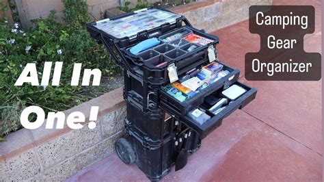 I Built The Ultimate Camping Gear Organizer With A Toolbox Youtube