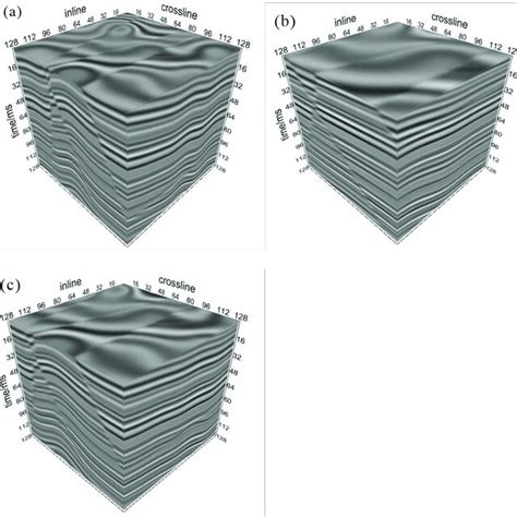 data random clipping processing a simulated seismic data b crop