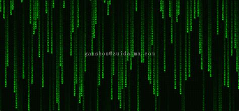 Html5高仿黑客帝国文字矩阵网页特效源码 代码 最代码