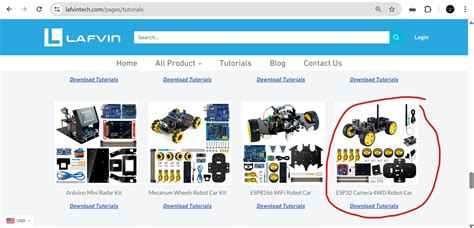 Lafvin Esp32camera4wdrobotcar Error Programming Arduino Forum
