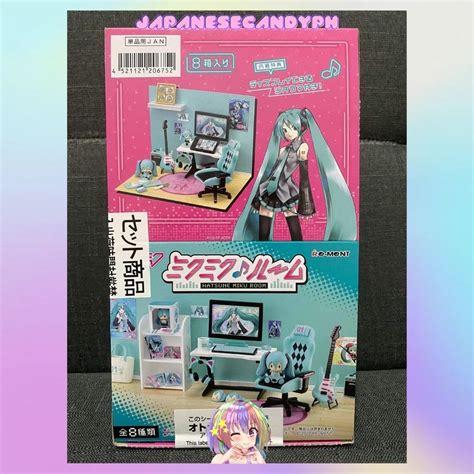 Re Ment Hatsune Miku Room Complete Set Of Shopee Philippines