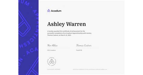 Ashley Mj Warren On Linkedin Acadium Apprenticeship Completion