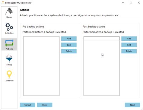 What Are Prepost Backup Actions Backup Software For Your Windows