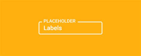 Placeholder Labels Cozmoslabs