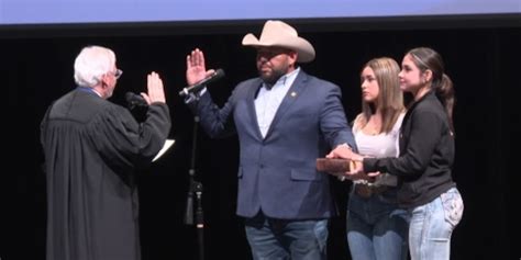 City Of Laredo Holds Ceremony To Officially Swear In Ricardo Rangel