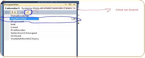 Calendar Control In Aspnet
