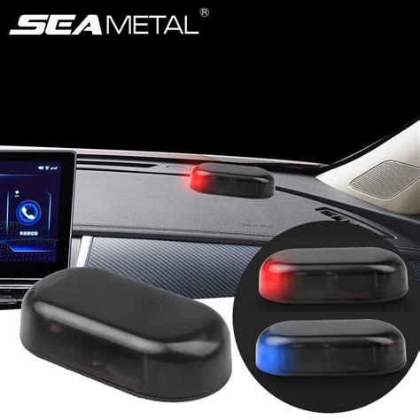 Seametal Solar Car Anti Theft Warning Lamp Universal Anti Theft Flash