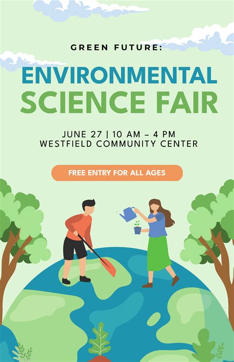 Free Science Fair Poster Templates Editable And Printable