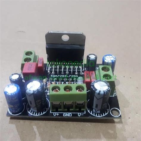 Jual Modul Kit Power Amplifier Mono Tda 7294 Diy Shopee Indonesia