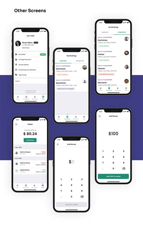 Helpify App Uiux Design Behance Helpify App Uiux Design Behance