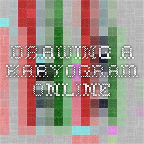 Drawing A Karyogram Online Background Information Drawings Color Scale