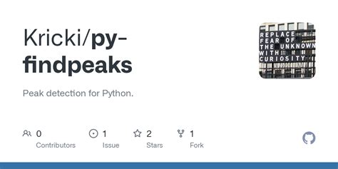 Github Krickipy Findpeaks Peak Detection For Python