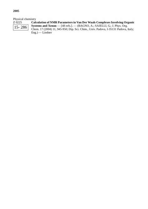pdf calculation of nmr parameters in van der waals complexes