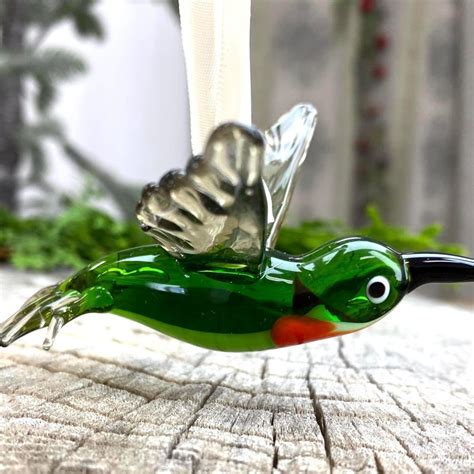 Hummingbird Ornament Etsy