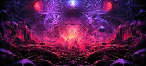 Premium Ai Image Abstract Psychodelic Background