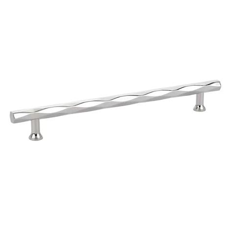 Art Deco Collection 8 Centers Tribeca Pull In Polished Nickel By