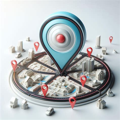 Premium Photo D GPS Navigator Pin