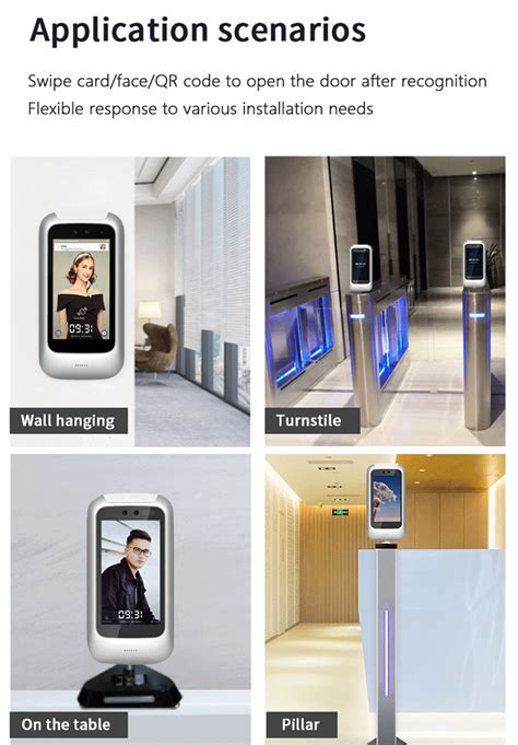 Uface5lite Linux Wifi Ai Biometric Face Qr Code Rfid Card Recognition Mobile App Time Attendance