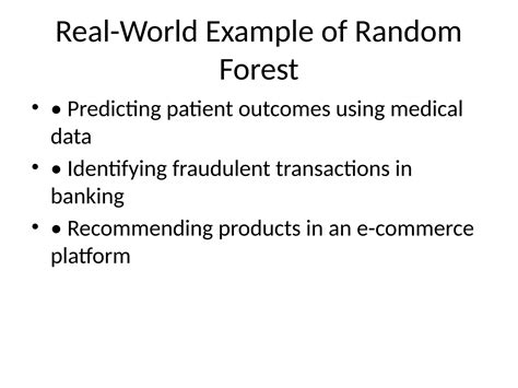seminar ppt on random forest tree algorithm ppt