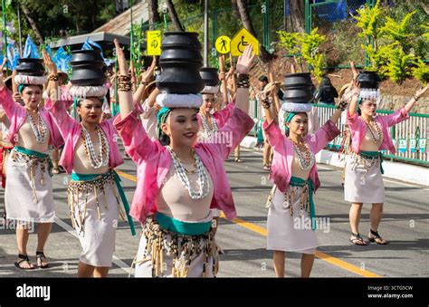 Banga Pot Dance Filipino Women In Tribal Attire With A Pottery