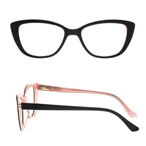 Nicole Pink Cat Eye Glasses Stylish Womens Acetate Frames Glasses Shop