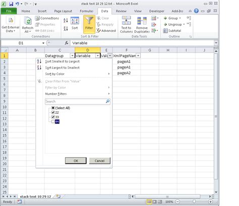 filter filtering simultaneously data entries on pivot table excel