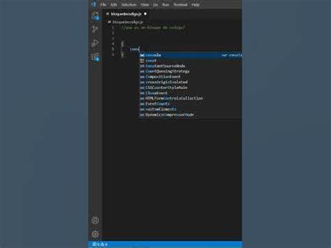 Cómo utilizar Bloques de Código en JavaScript #shorts - YouTube
