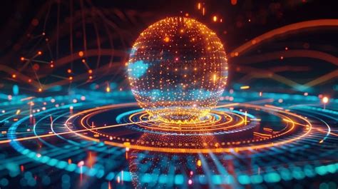 Free Digital Orb Visualization Image Download At Stockcake