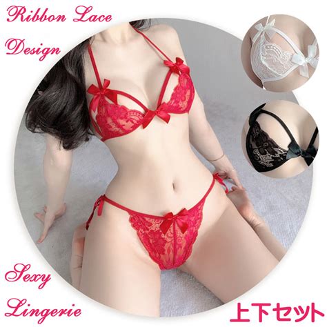 【楽天市場】限定 クーポン 在庫 限り Sale セール ブラジャー ショーツ パンティ セクシー レース リボン パンツ 上下 セット