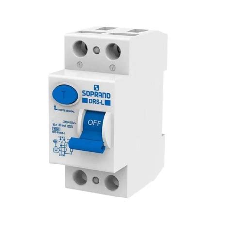 Interruptor Dr Bipolar 25a 30ma Soprano Drs L Interruptores