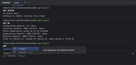 Terminal Jetbrains Rider Documentation