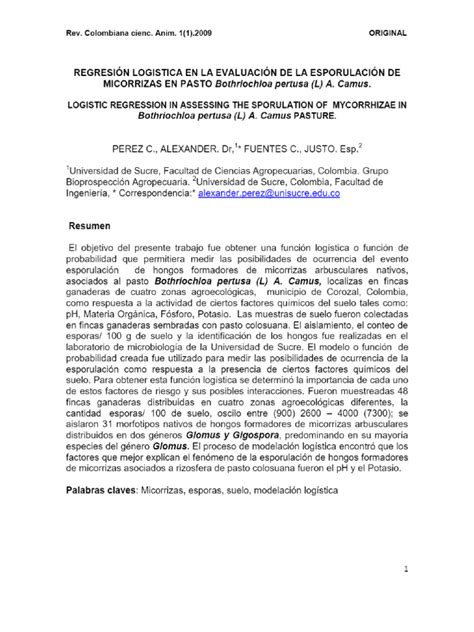 Regresión Logistica Múltiple Pdf