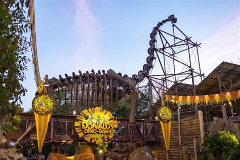 Donald`s Dino Bash Disney World Animal Kingdom Editorial Photography