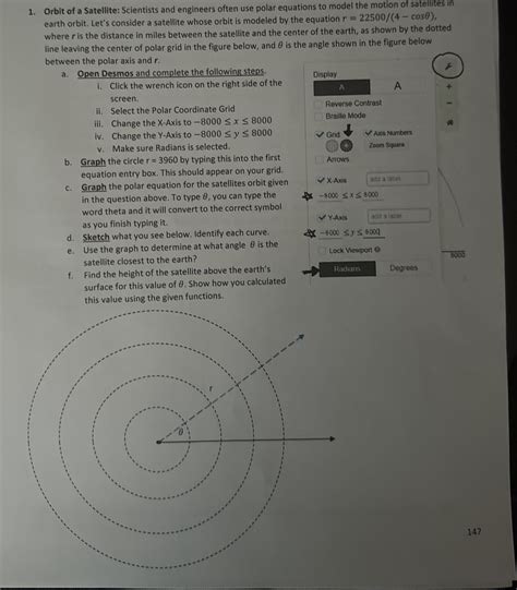 Solved Orbit Of A Satellite Scientists And Engineers Often Chegg