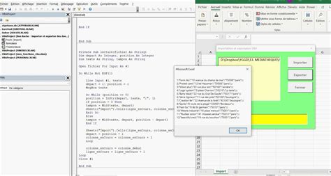 VBA Import Fichier Texte