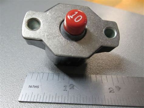 Aircraft Avionics Circuit Breaker Klixon 10 Amp Screw Mount Cdm 10a