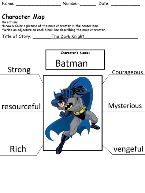 Character Map Example Pdf