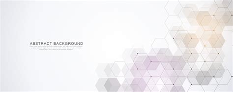 벡터 육각형 패턴입니다 간단한 6 각형 요소와 기하학적 추상 배경입니다 의료 기술 또는 과학 디자인 육각형에 대한 스톡 벡터