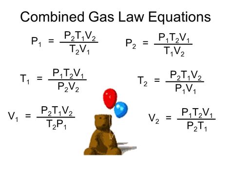 Combined Gas Law Description