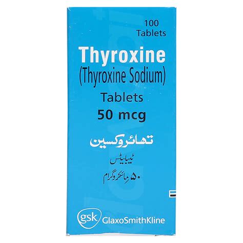 Thyroxine 50mcg Tab — Dawaai Uses Side Effect Price In Pakistan