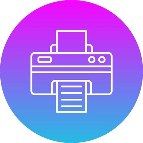 프린터 아이콘 프리미엄 벡터